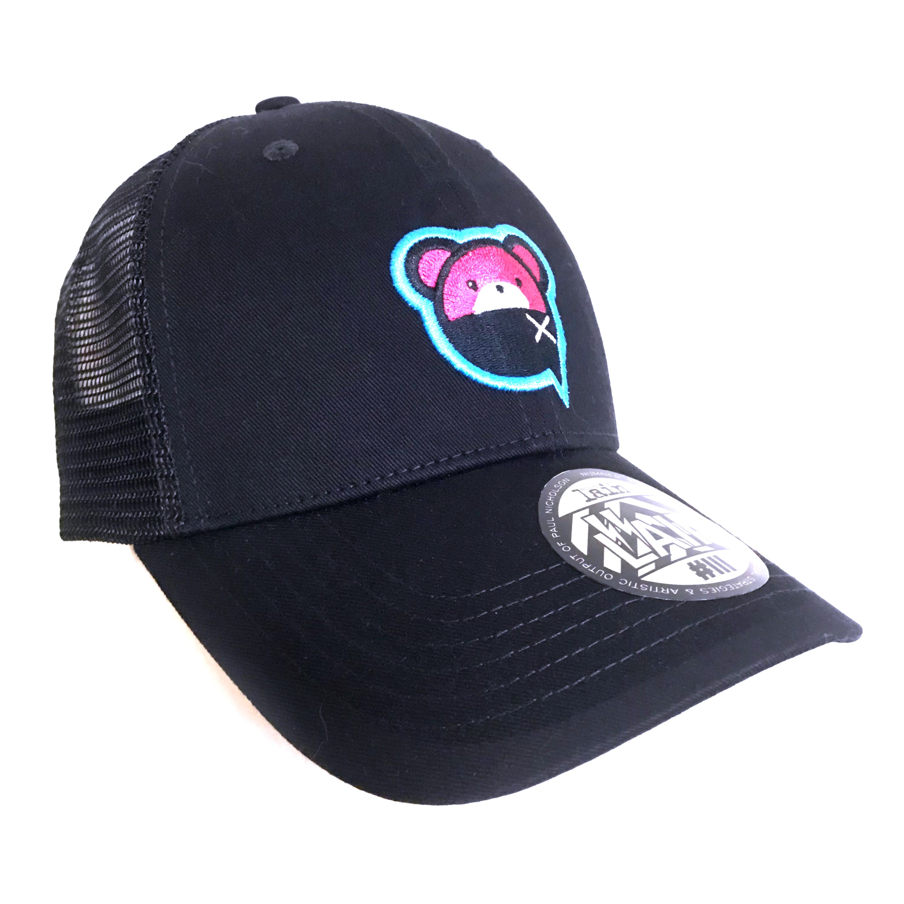 [serial experiments lain + NUMBER 3] LAIN Bear Icon embroidery mesh ca ...