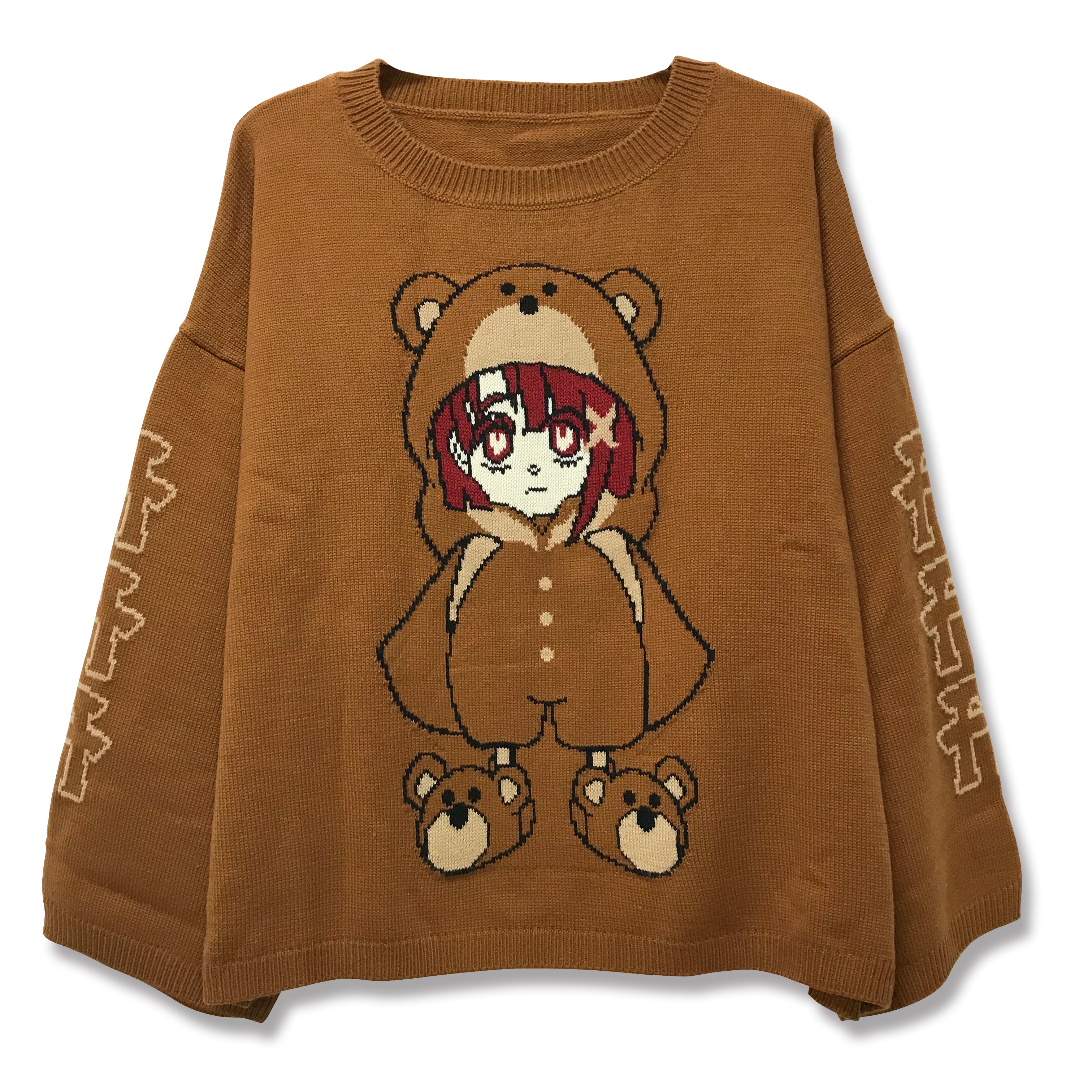 [serial experiments lain + KUDAN] Bear lain Revolution Knit sweater -B ...